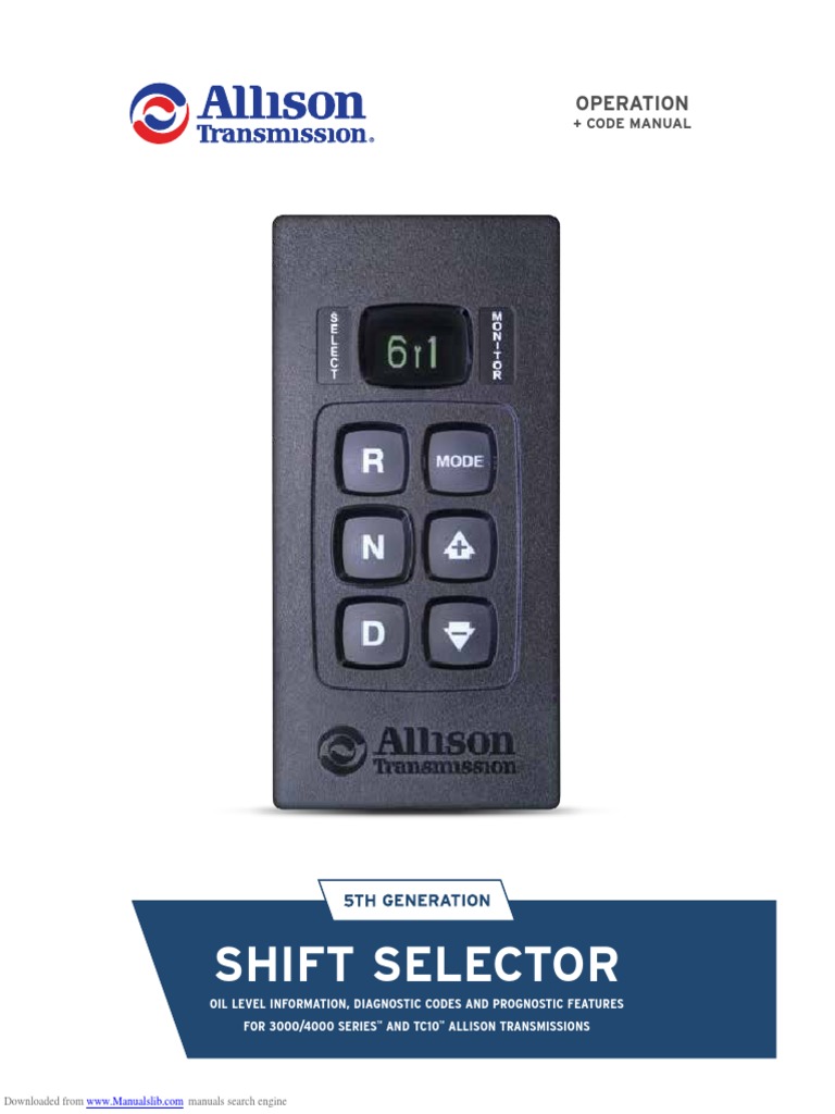 Shift Selector | PDF | Transmission (Mechanics) | Automatic Transmission