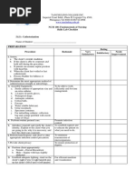 Foley Catheter Insertion Checklist | PDF | Catheter