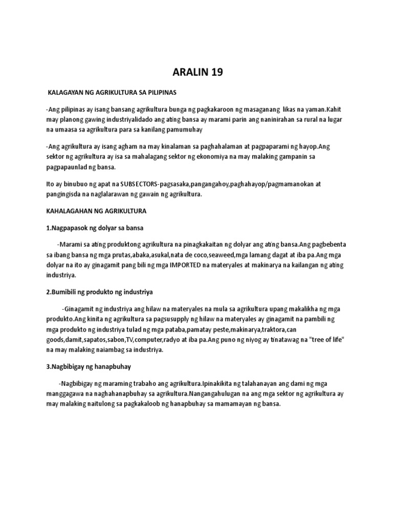 ARALIN 19-WPS Office | PDF