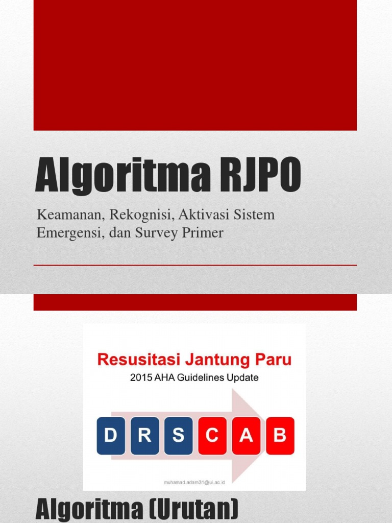 Algoritma RJPO (Keamanan Lingkungan, Pengenalan, Aktivasi Sistem ...