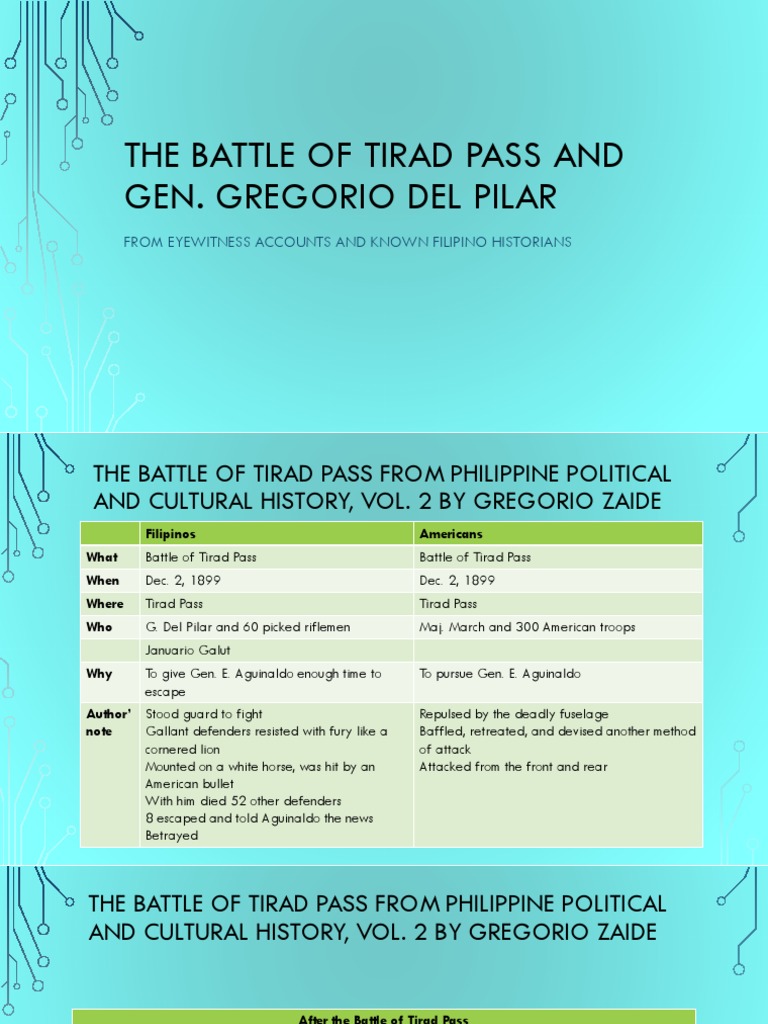 Battle of Tirad Pass and Gen. G. Del Pilar | PDF | Unrest