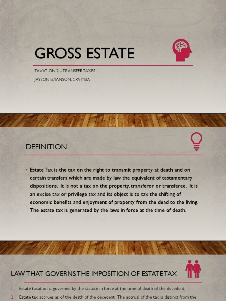 Gross Estate PDF | PDF | Estate Tax In The United States | Taxes