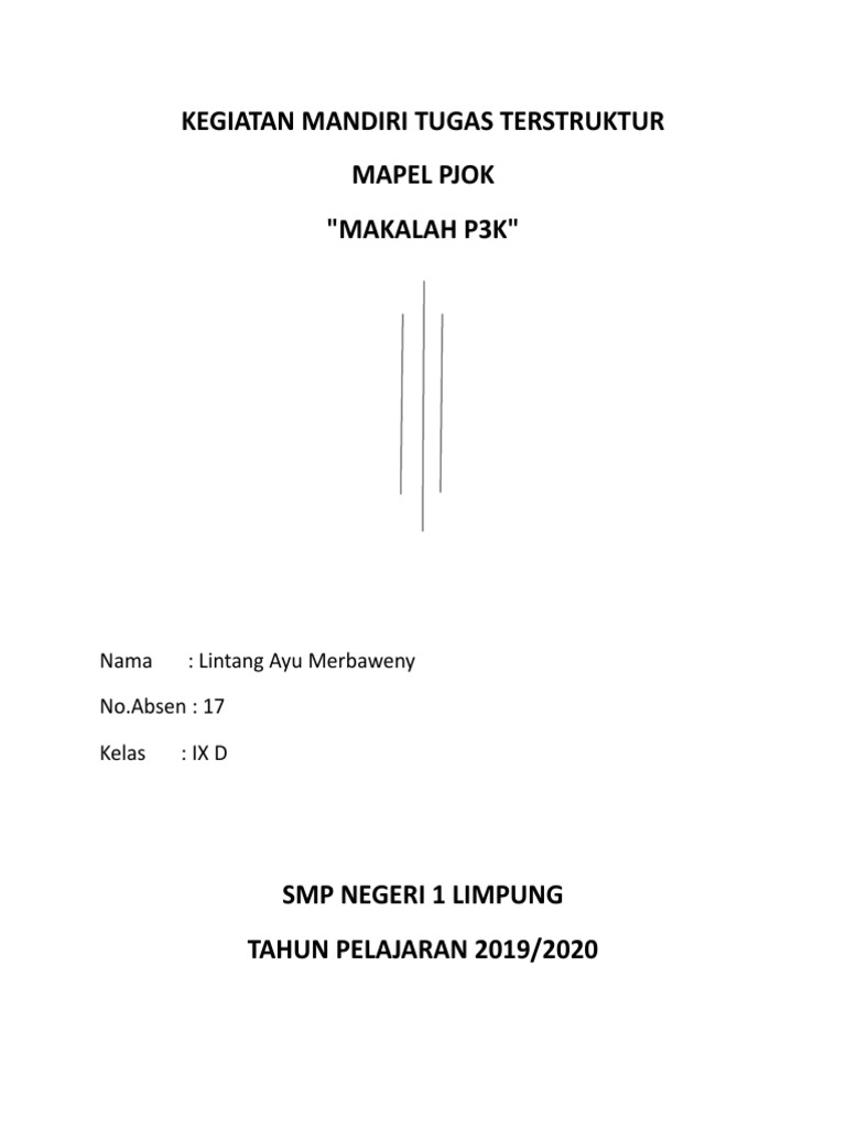 Makalah Pjok P3K | PDF