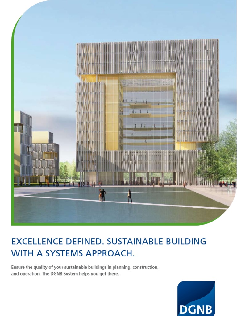DGNB Engl Dina4 | PDF | Green Building | Sustainability