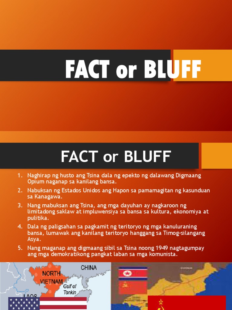 FACT or BLUFF | PDF