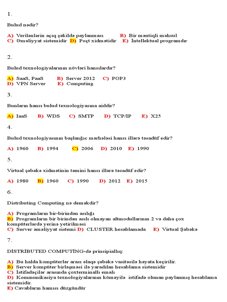 Bulud Cavablar1-100 | PDF