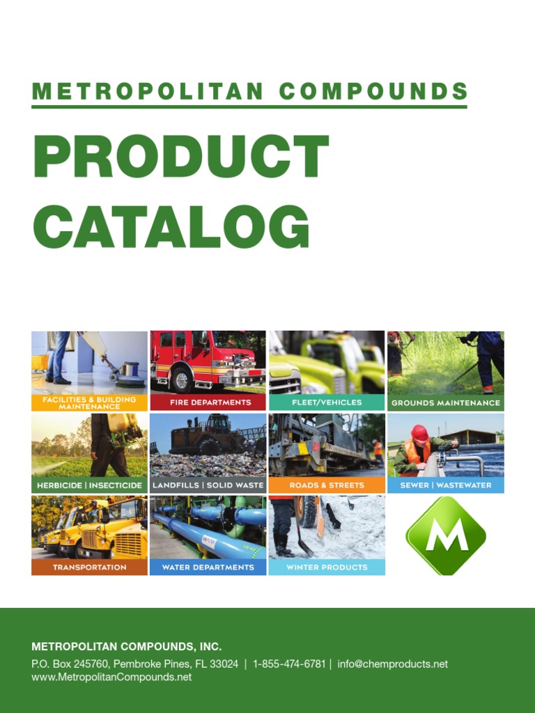 Metropolitan Compounds Product Catalog | PDF | Road Surface | Materials