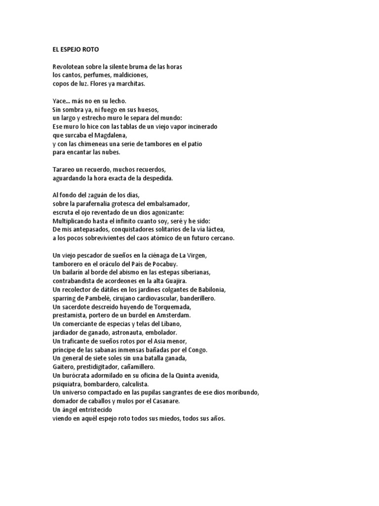 El Espejo Roto | PDF