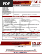 FSED 1F Application Form FSEC For Building Permit Rev02 | PDF