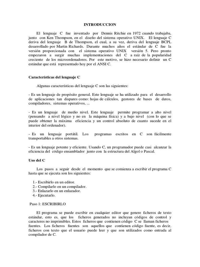 Introducción Dev.c++ | PDF | C (lenguaje de programación) | Lenguaje de programación