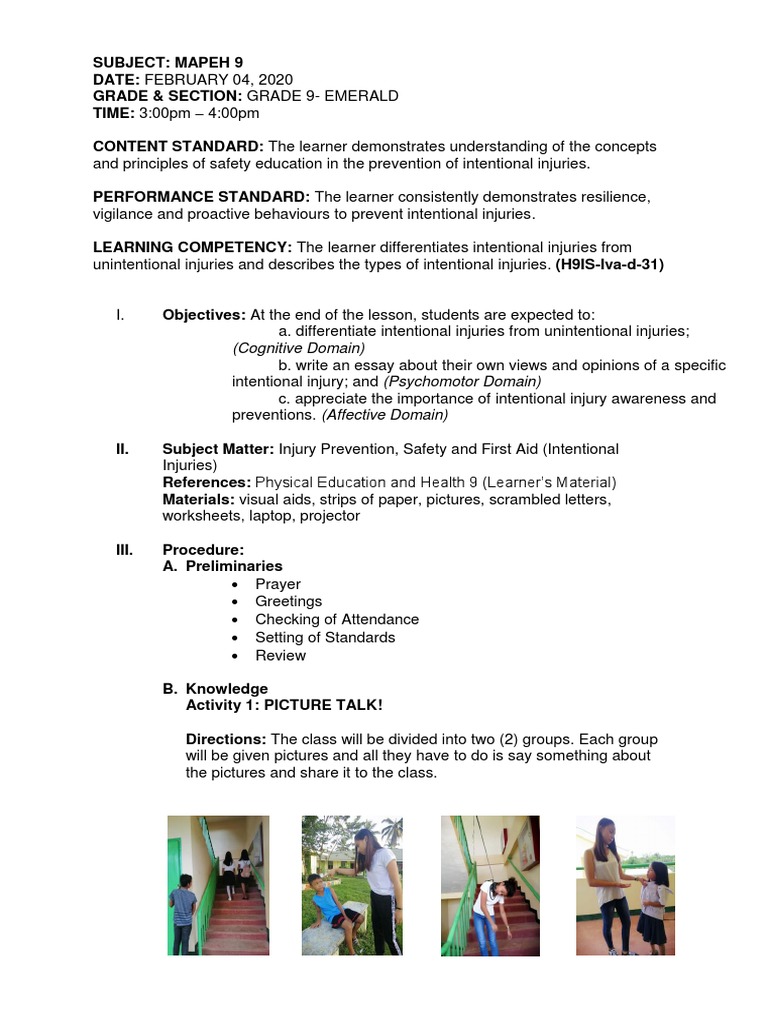 Semi - Detailed Lesson Plan For C.O. (4TH Quarter) | PDF | Bullying ...