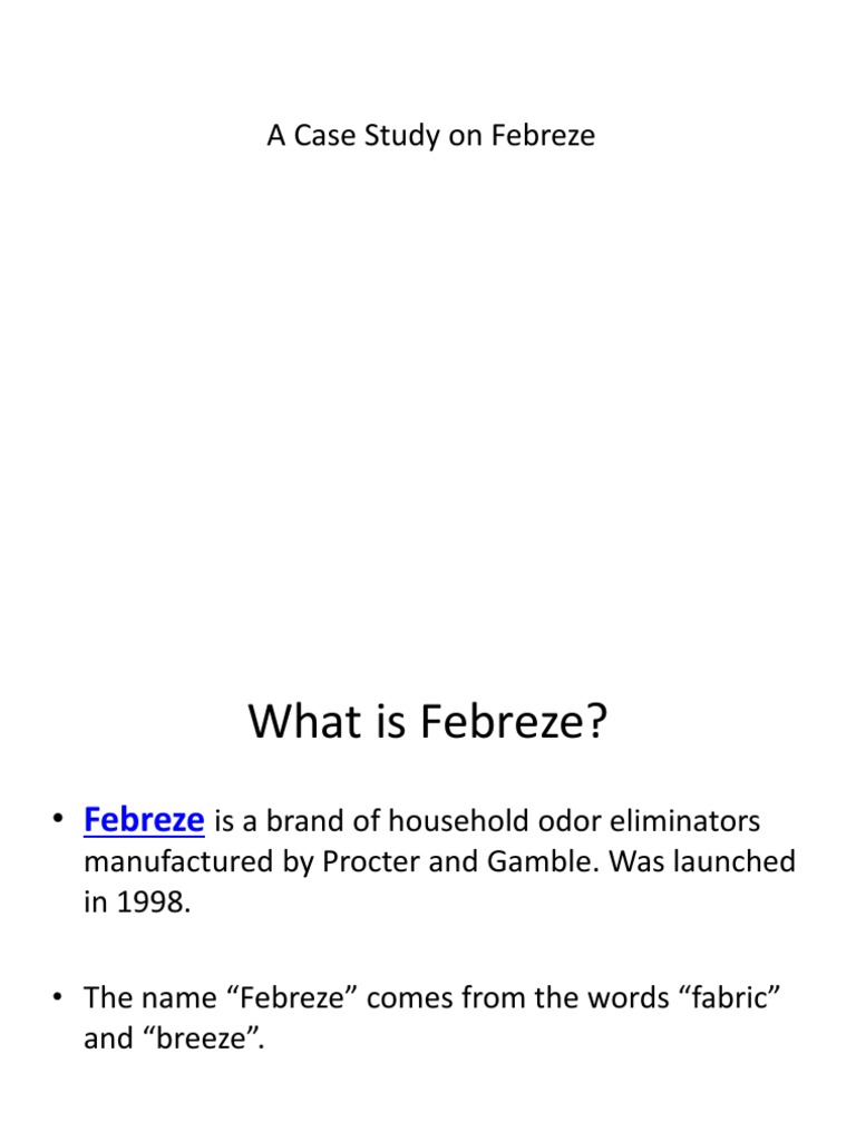 Febreze | PDF | Brand | Odor