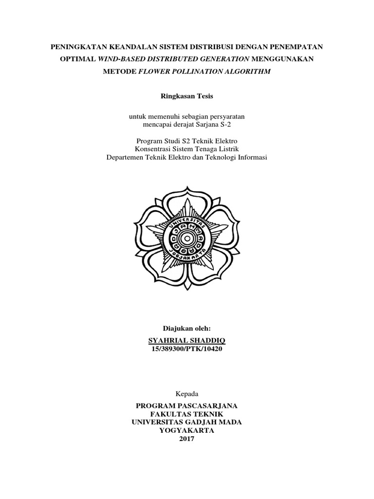 5 Ringkasan Tesis Indonesia - Syahrial Shaddiq PDF | PDF