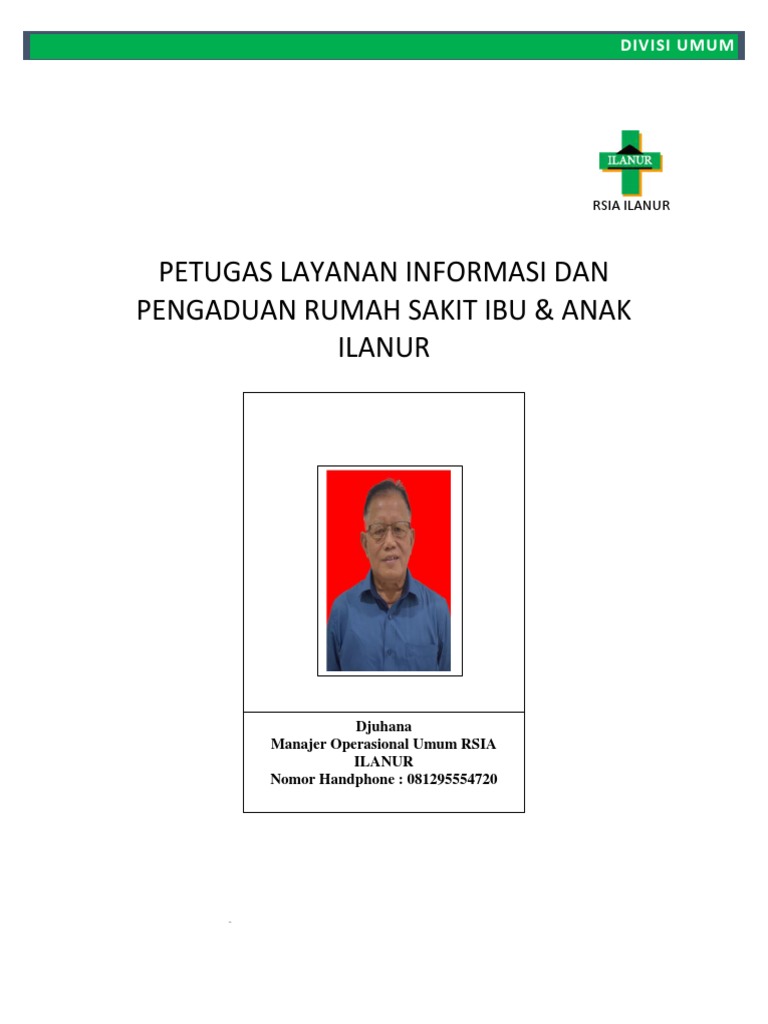 Pengaduan Rsia Ilanur | PDF