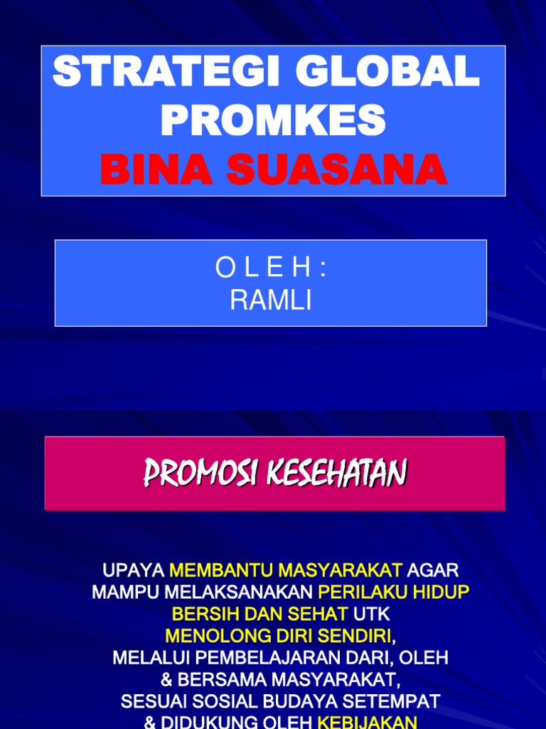Tiga Strategi Promkes Kemitraan | PDF