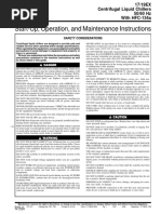 Start-Up, Operation, and Maintenance Instructions: 17DA Open-Drive ...