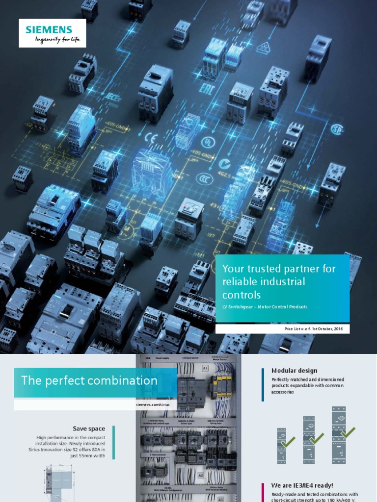 Siemens - Contactors - Oct2016 Price List PDF | PDF | Relay | Switch