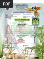 Sample of Multigrade Class Program | PDF | Learning