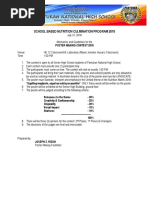Cook Fest Judging Criteria | PDF