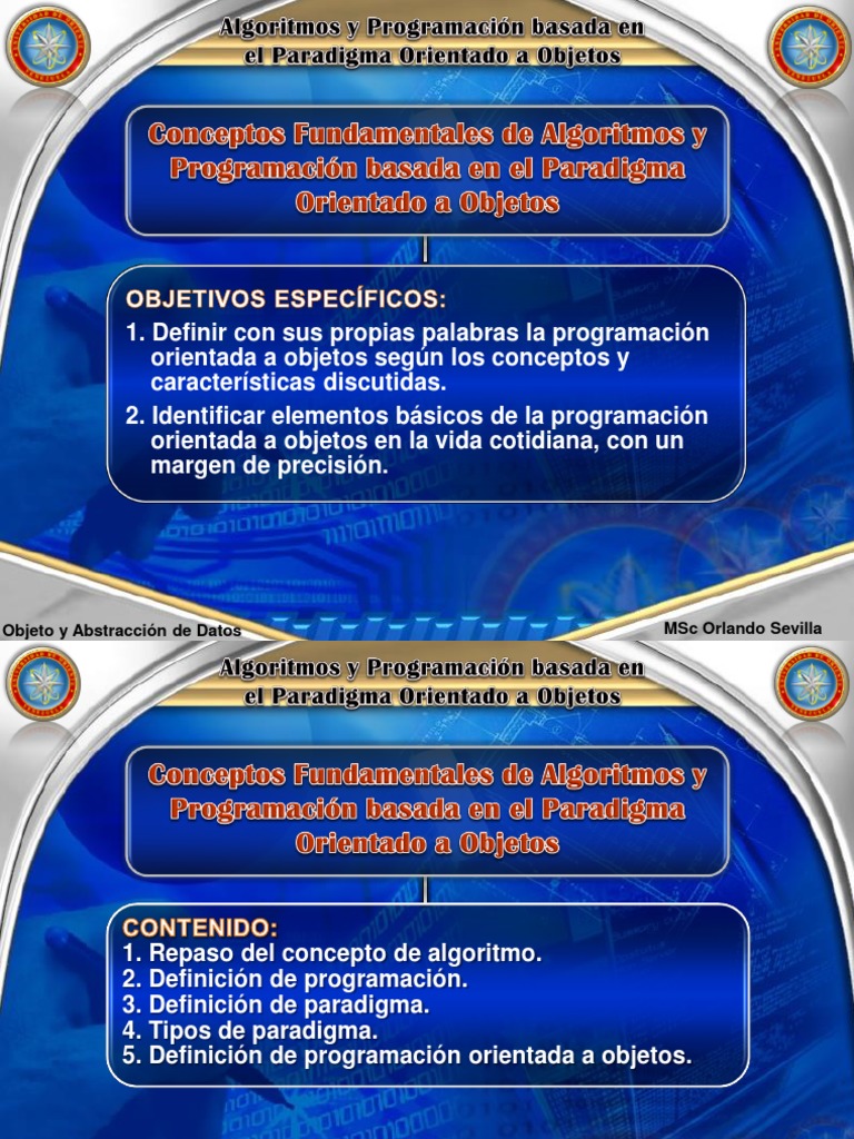 Unidad 1. Conceptos Fundamentales de Algoritmos y Programación Basada ...
