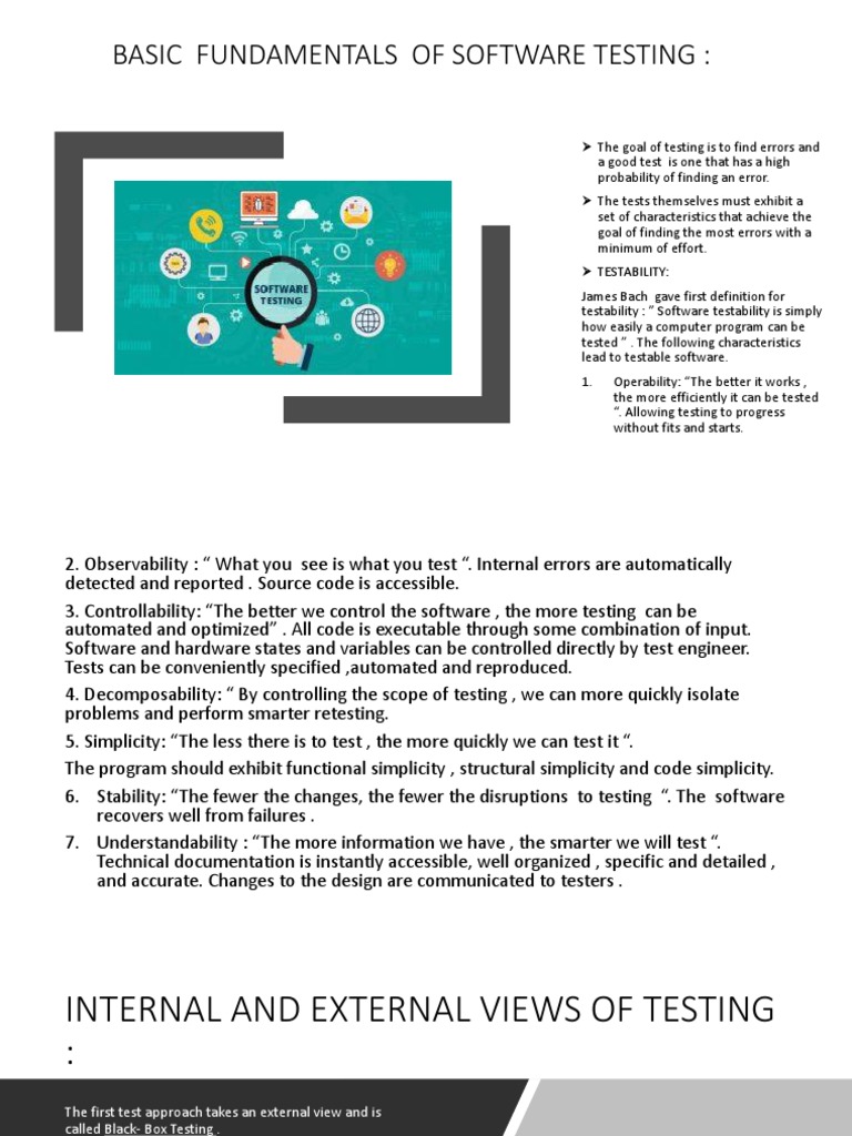 Basic Fundamentals of Software Testing | Download Free PDF | Software ...
