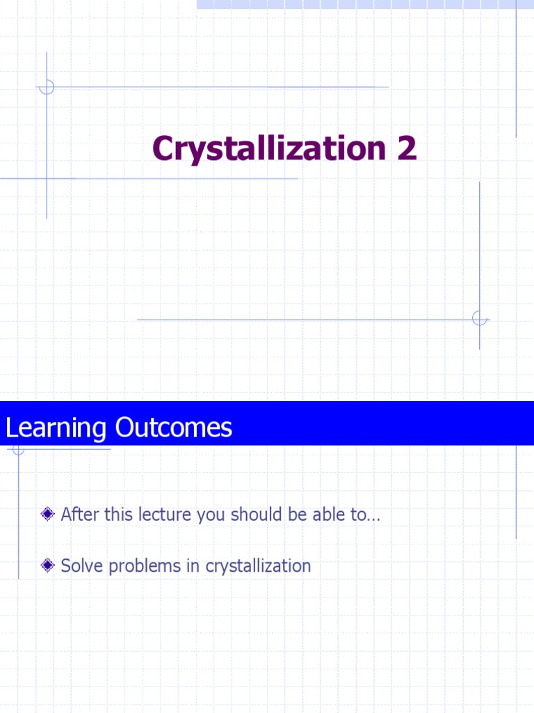 Crystallization 2 | Solubility | Crystallization
