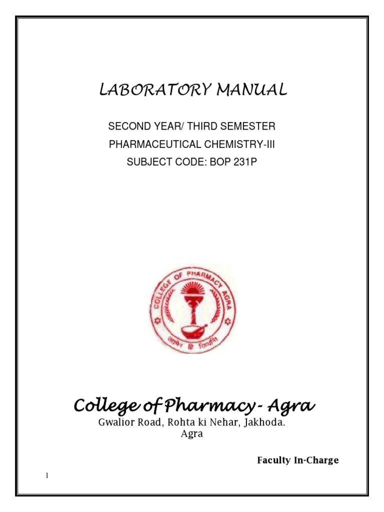 BOP-231 Pharmaceutical Chemistry-III | PDF | Thin Layer Chromatography ...