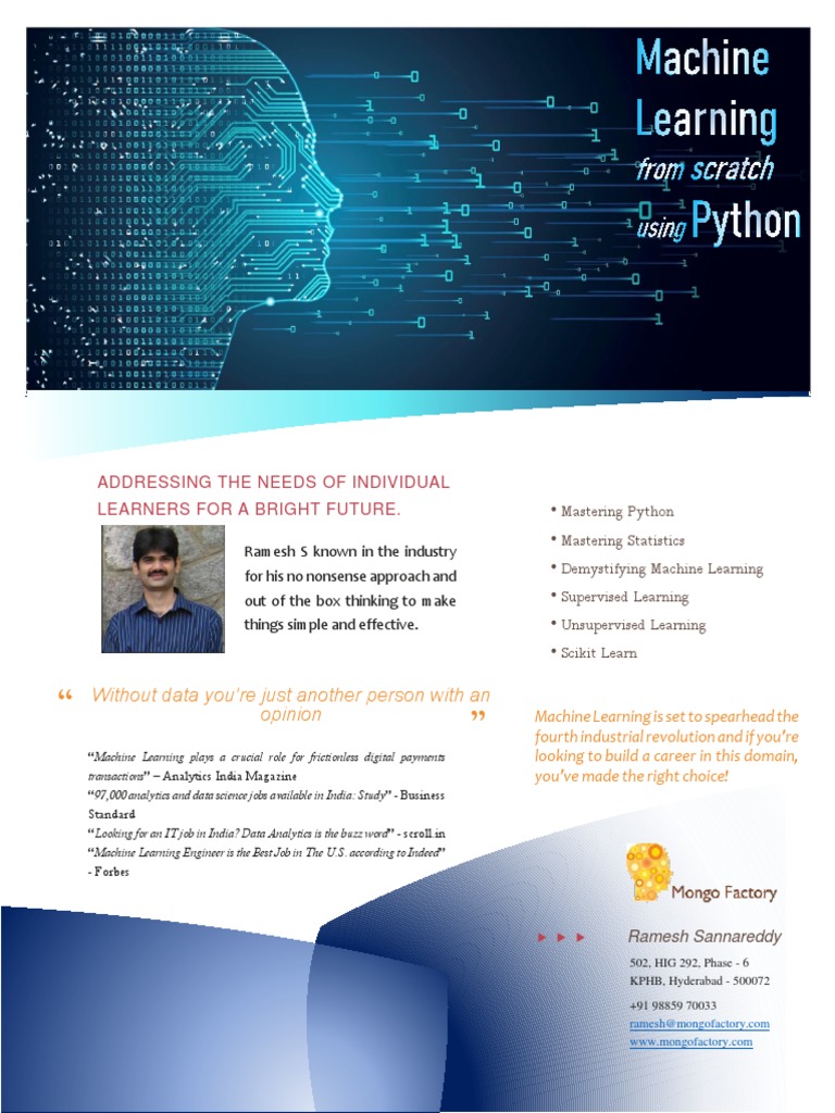 ML Course | PDF | Machine Learning | Data Analysis