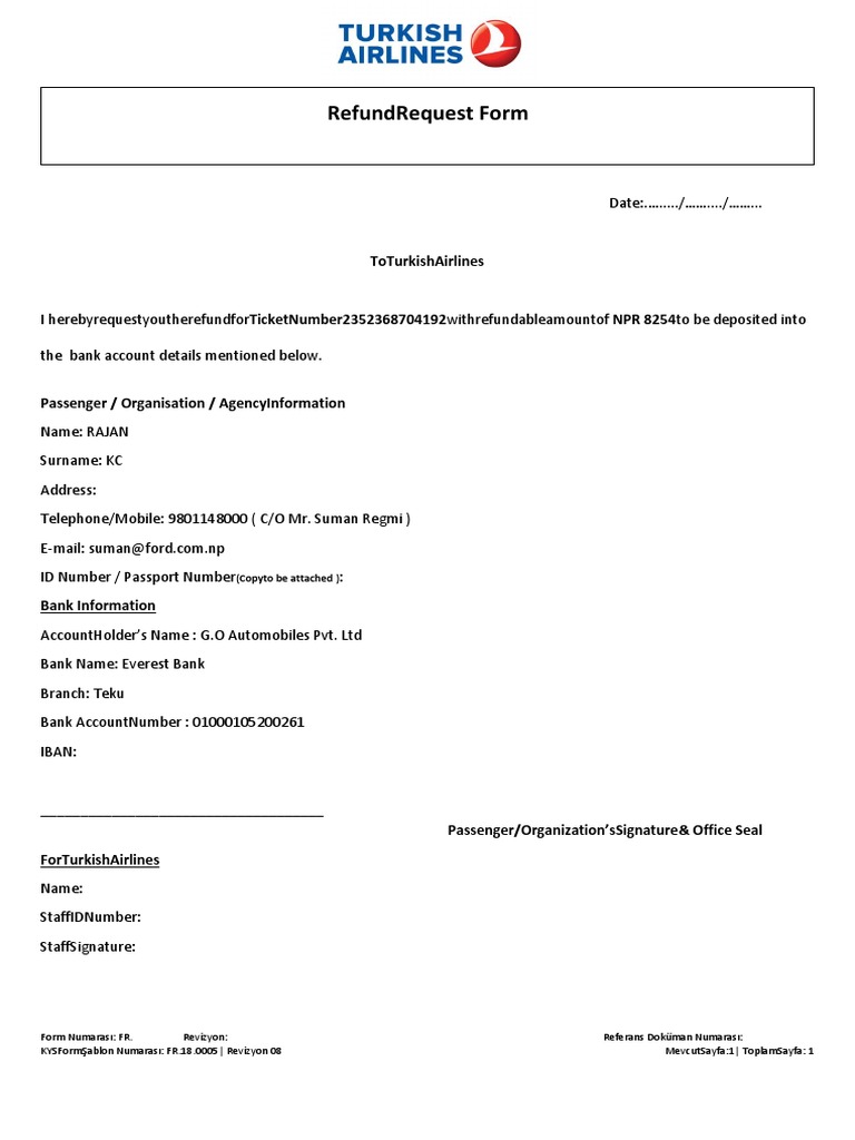 Turkish Airlines | PDF | Finance & Money Management