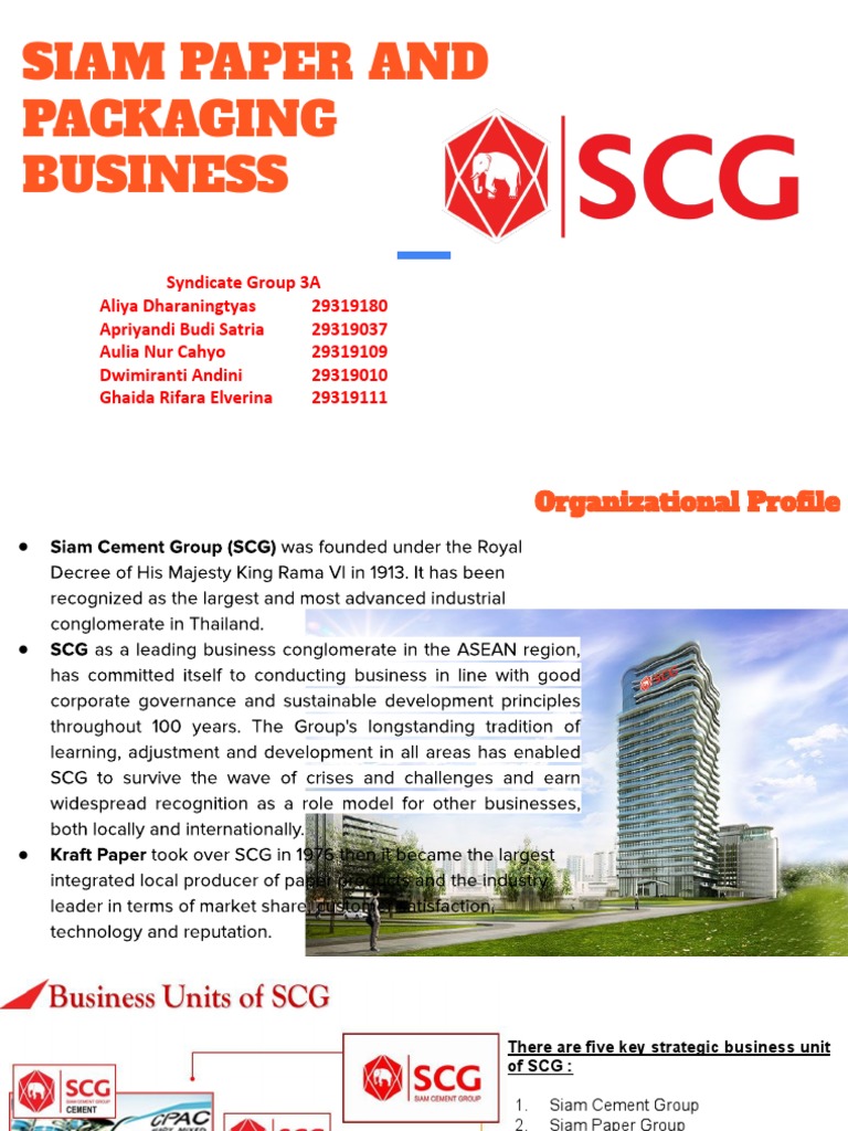 3a - Siam Paper and Packaging Business | PDF | Learning | Business