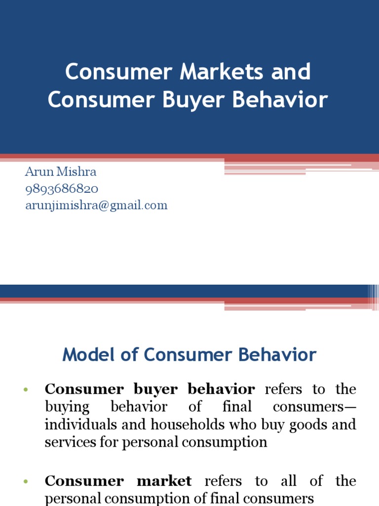 Understanding Consumer Buyer Behavior | PDF | Consumer Behaviour | Behavior