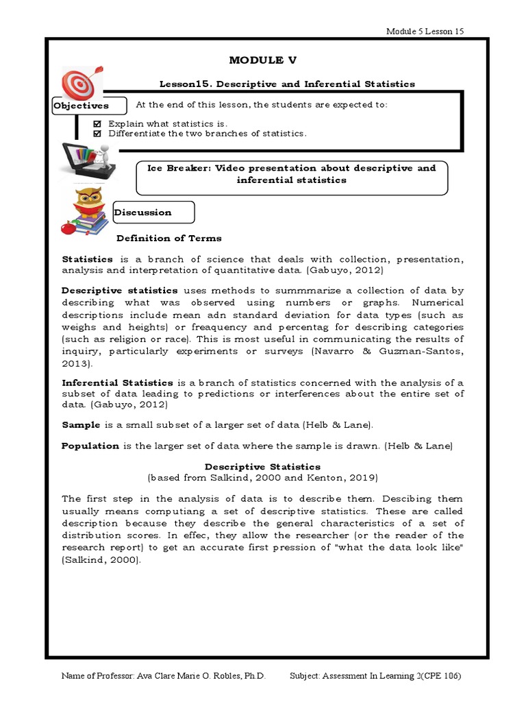 Cpe 106 Stat | PDF | Descriptive Statistics | Statistics