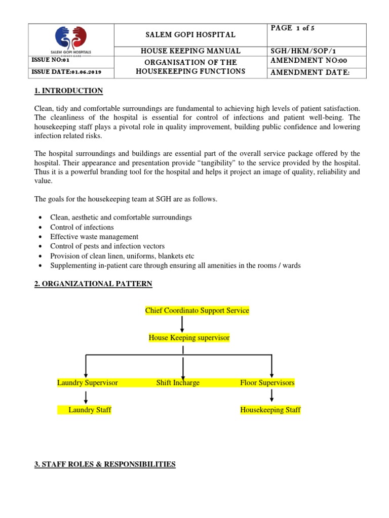 Housekeeping Manual PDF | PDF | Housekeeping | Pest Control