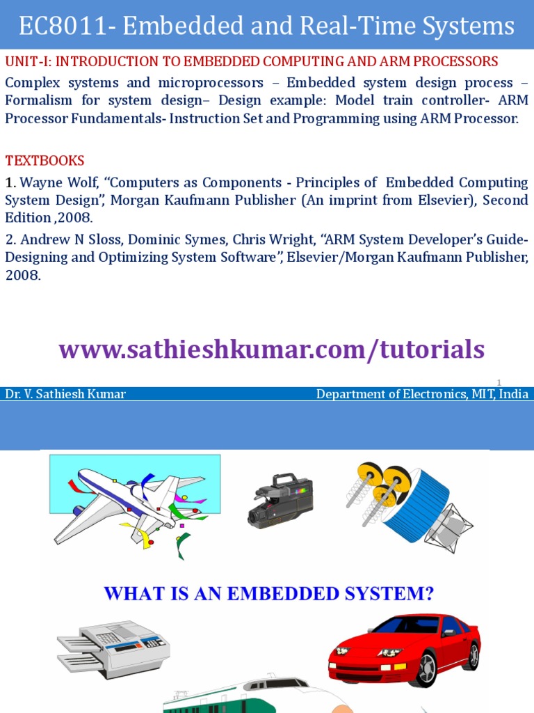 Chapter 1 PDF | Download Free PDF | Embedded System | Central Processing Unit
