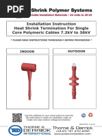 MV Cable Test Procedure | PDF