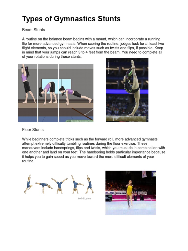 Types of Stunts Florabel | PDF