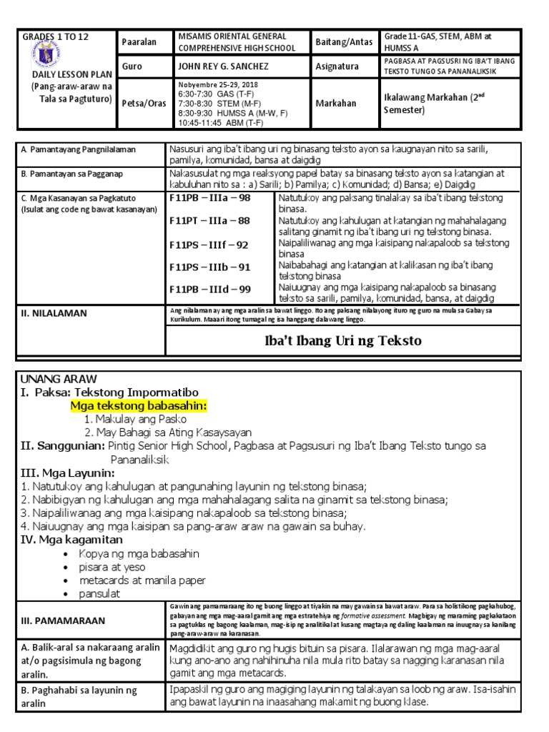 PAGBASA-AT-PAGSUSURI-third Week | PDF