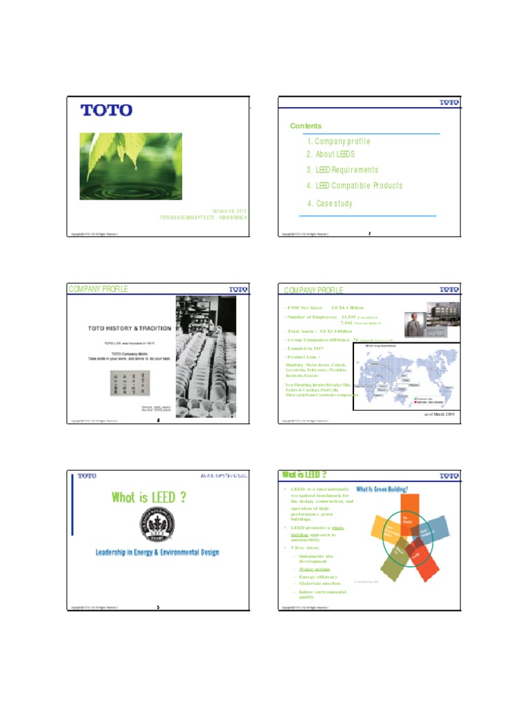 Innovation Ultra Low Flow - Flush Fixtures | PDF | Leadership In Energy ...