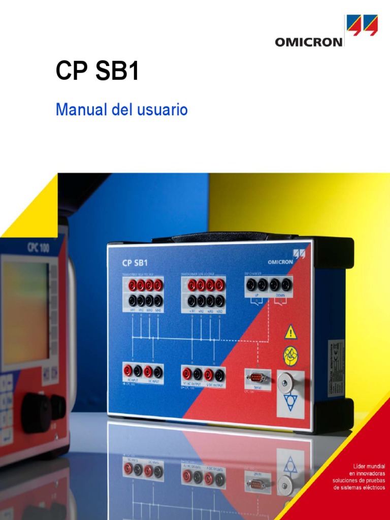 CP SB1 User Manual PDF | PDF | Transformador | voltaje