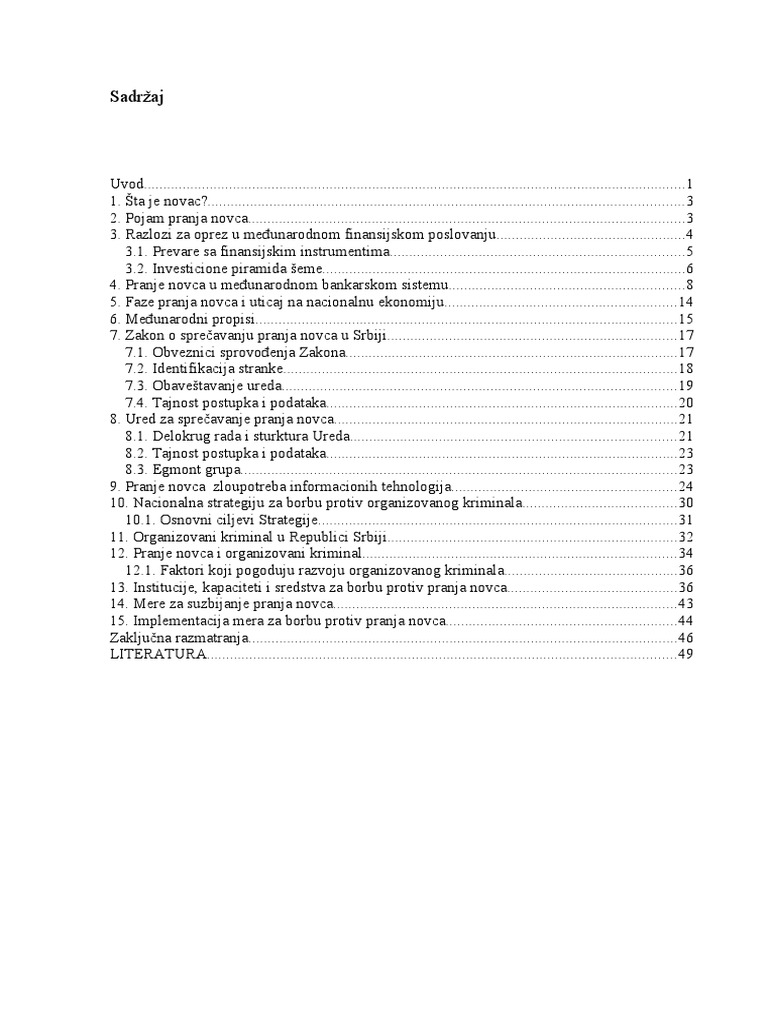 Pranje Novca | PDF