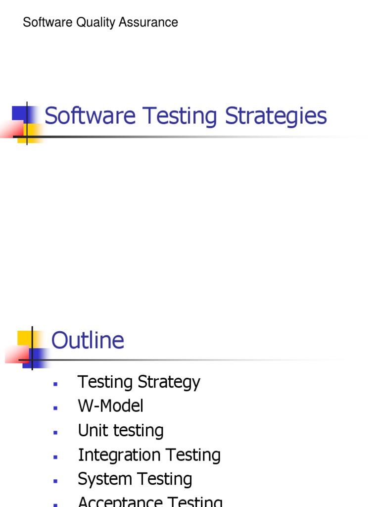 Comprehensive Software Testing Strategies | PDF | Software Testing ...