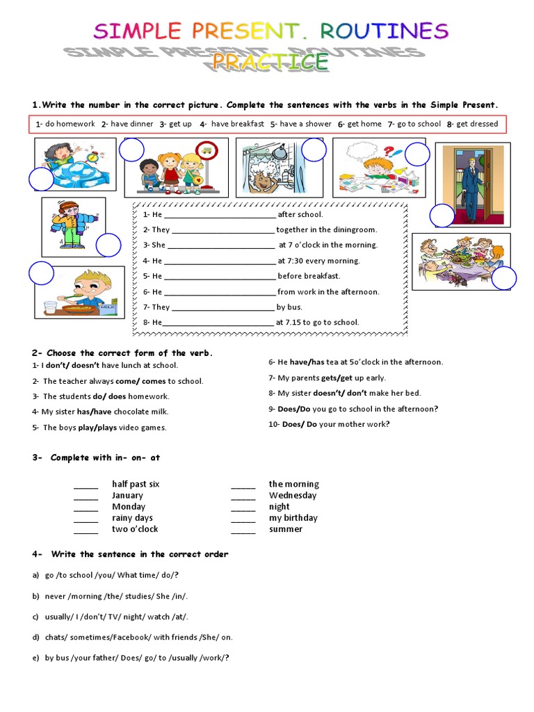 12 Present Simple and Routine | PDF | Linguistic Typology | Linguistic ...