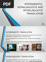 2.interlingual, Intralingual and Intersemiotic Translation | PDF ...