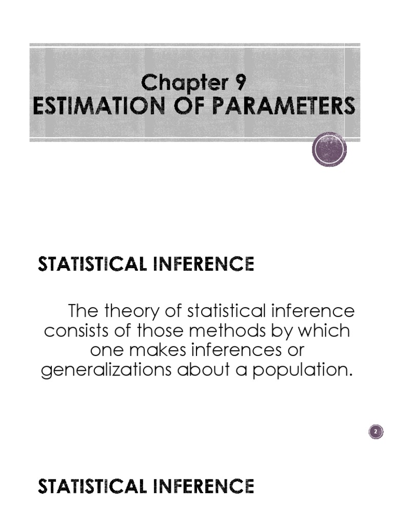 Estimation of Parameters Part1 | PDF | Estimator | Confidence Interval