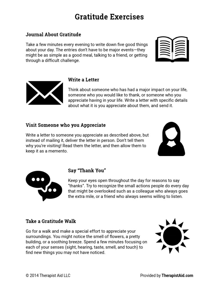 Gratitude Exercises PDF | PDF