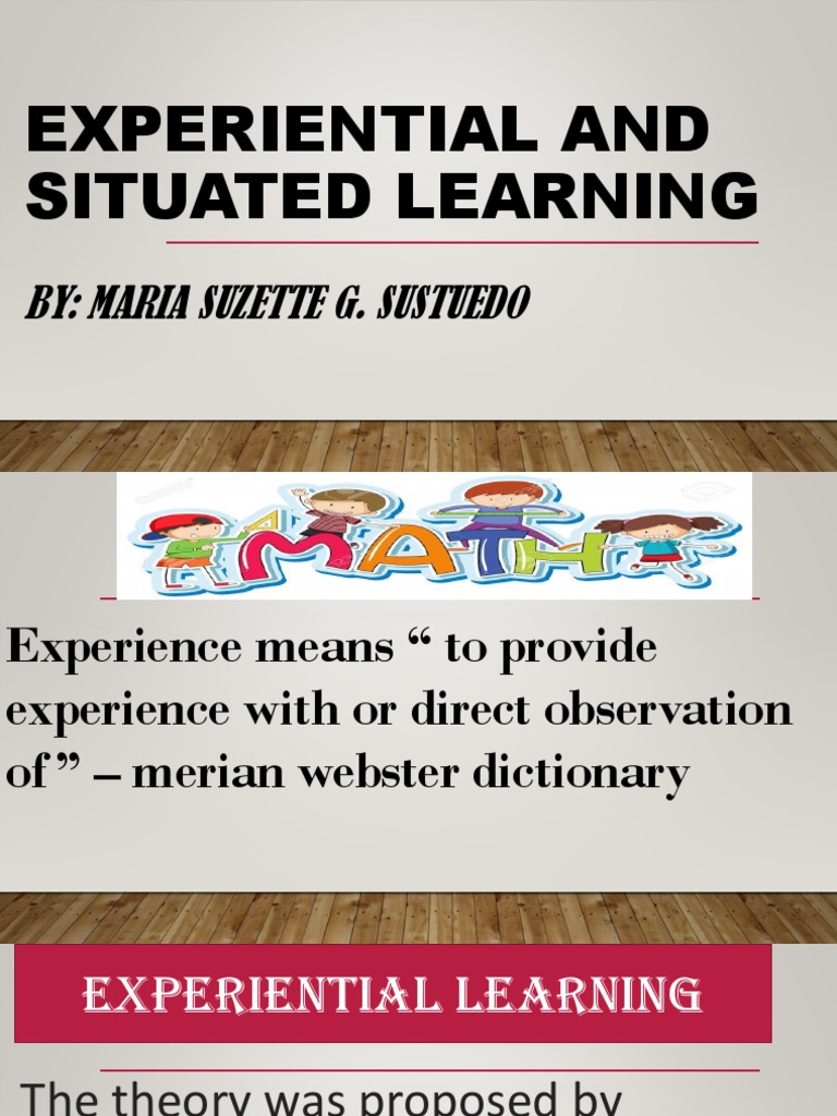 Math Experiential Learning | PDF | Learning Styles | Applied Psychology