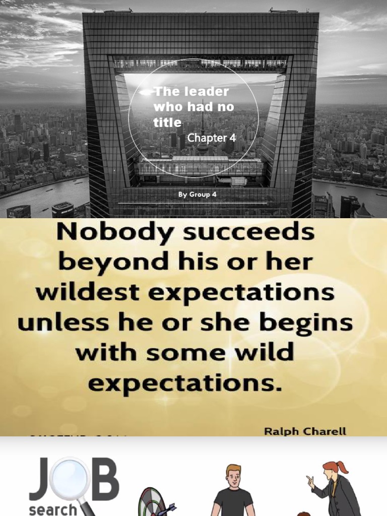 Leadership Without a Title: Chapter 4 | PDF | Leadership