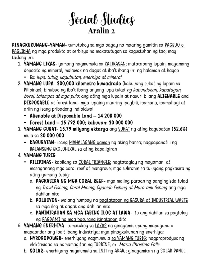 Ap Aralin 2 g9 | PDF