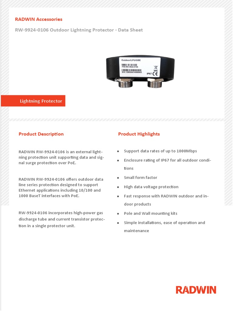 RW 9924 0106 | PDF | Equipment | Electrical Equipment