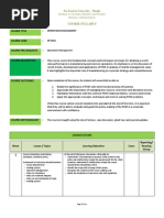 Project Management Syllabus | PDF | Project Management | Risk Management